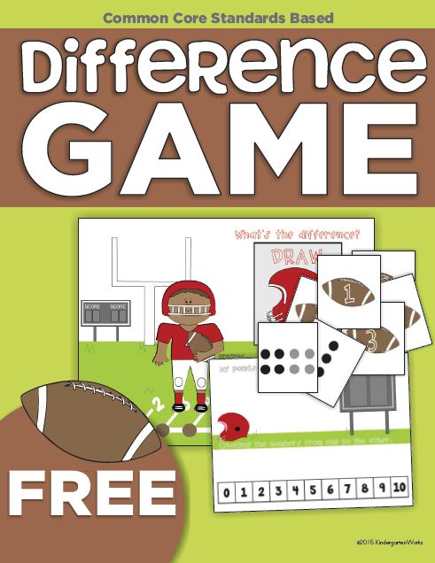 Kindergarten Subtraction Game What s The Difference KindergartenWorks Kindergarten Subtraction Game What s The Difference KindergartenWorks
