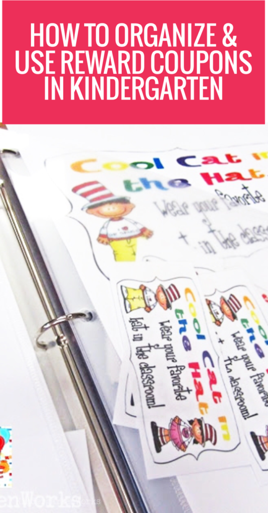 How to Organize and Use Classroom Reward Coupons in Kindergarten ...