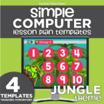 Easy K-2 Simple Computer Lesson Plan Templates – KindergartenWorks