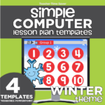 Easy K-2 Simple Computer Lesson Plan Templates – KindergartenWorks