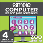 Easy K-2 Simple Computer Lesson Plan Templates – KindergartenWorks