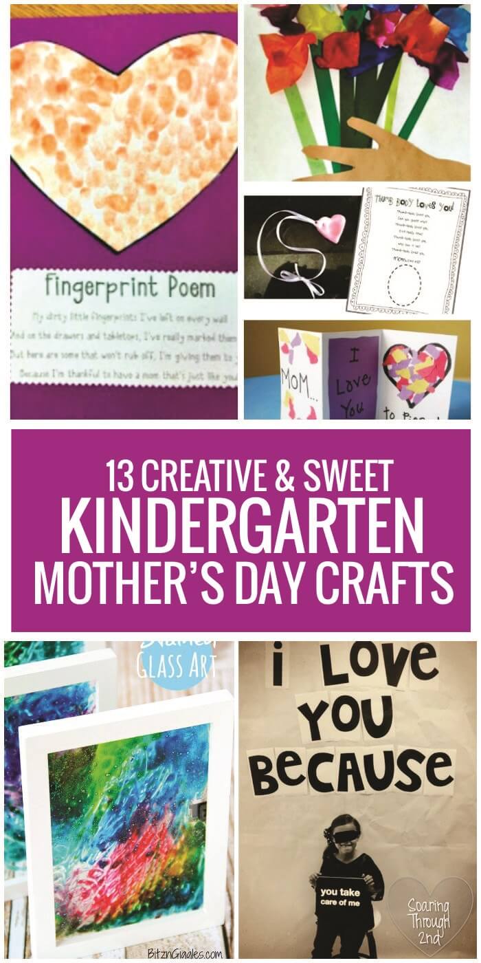 13 Creative and Sweet Kindergarten Mother's Day Crafts – KindergartenWorks