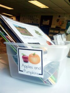 Apples and Pumpkins Non-fiction Literacy Center Activity Set ...