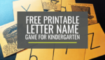 Free Letter Name Game for Kindergarten: Treasure Quest – KindergartenWorks